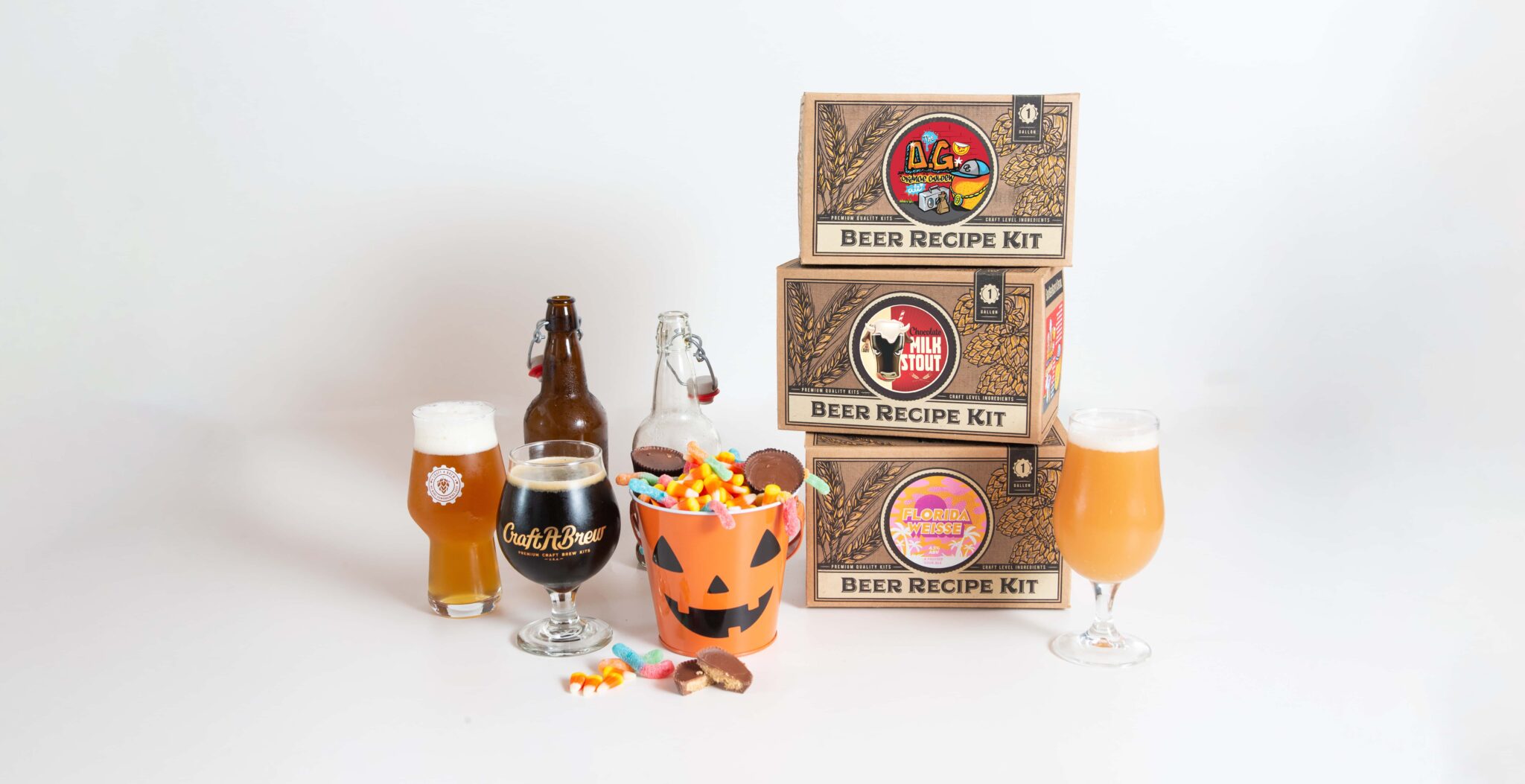How to use a beer recipe kit to brew Halloween candy beer | Craft a ...