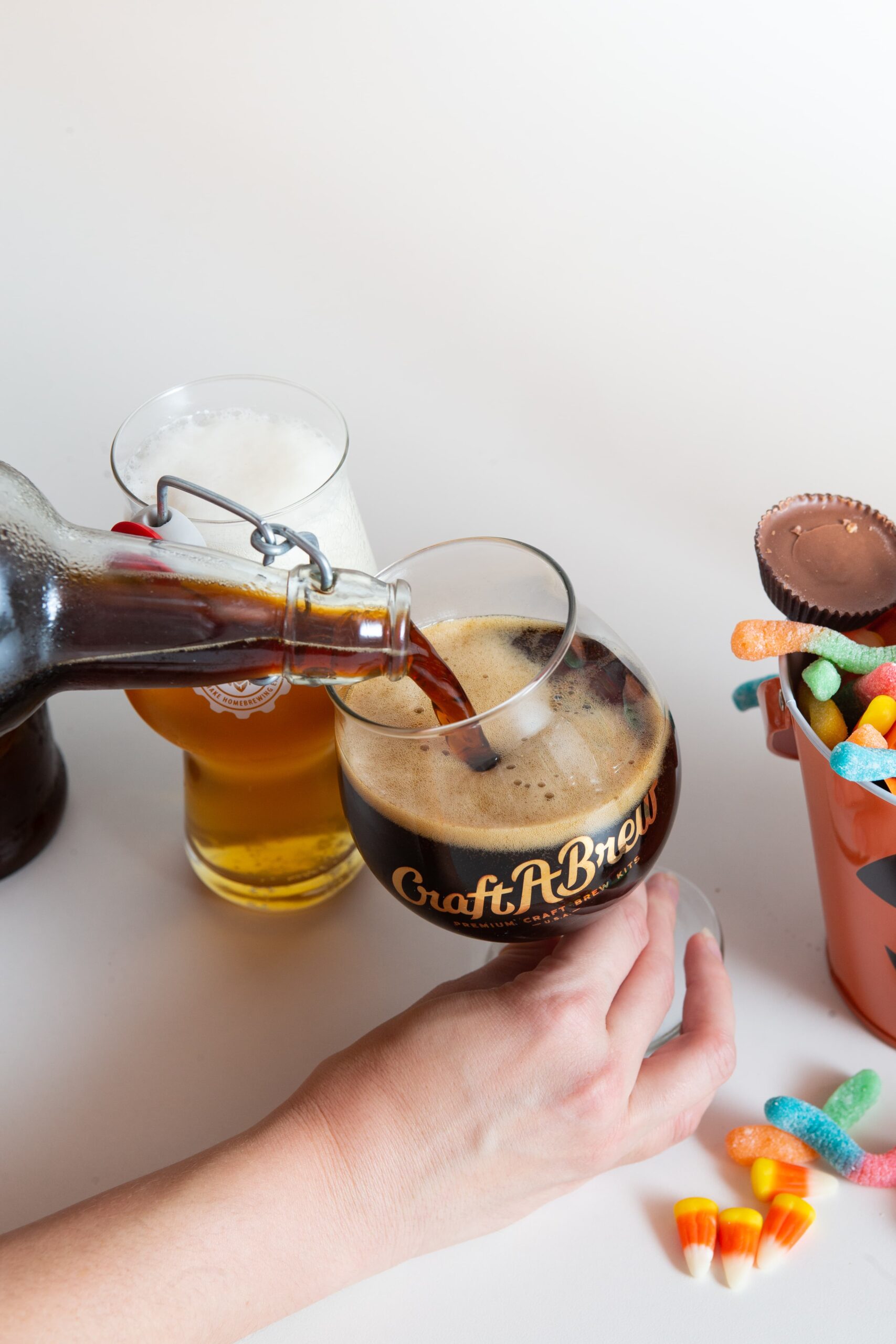 How to use a beer recipe kit to brew Halloween candy beer | Craft a ...